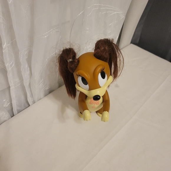 Toys | Vintage Disney Minnie Mouse Pet Fifi 7 Figurine Puppy Dog Vinyl ...